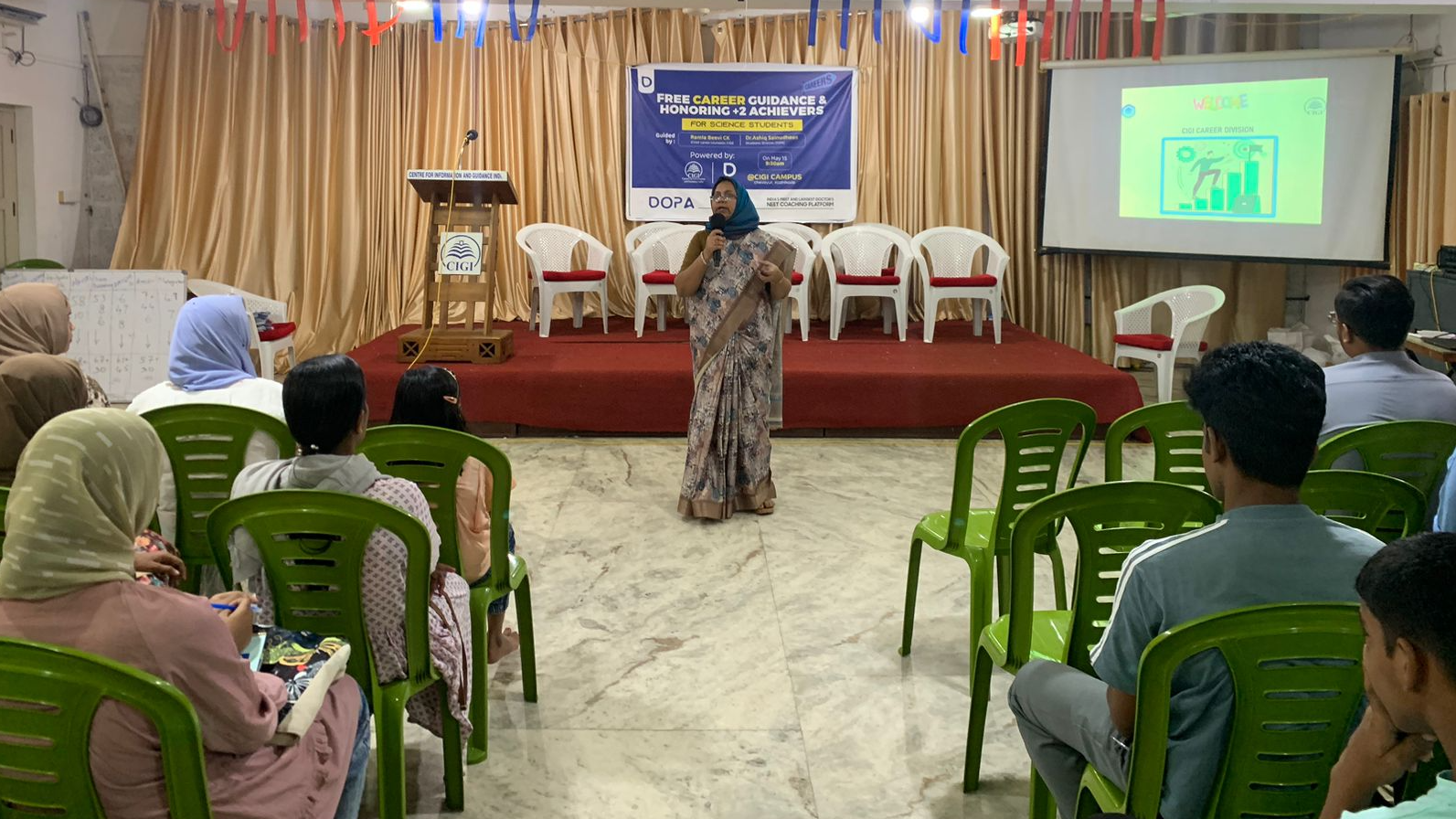 CIGI CONDUCTS A CAREER PROGRAM AFTER SCIENCE