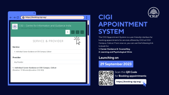 CIGI Appointment System Launching!