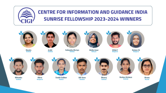 13 students were awarded the CIGI Sunrise Fellowship 2023-2024